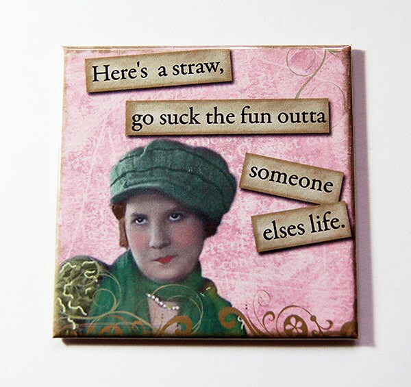 Humorous Magnet Funny Magnet Magnet Retro Kitchen Magnet - Etsy