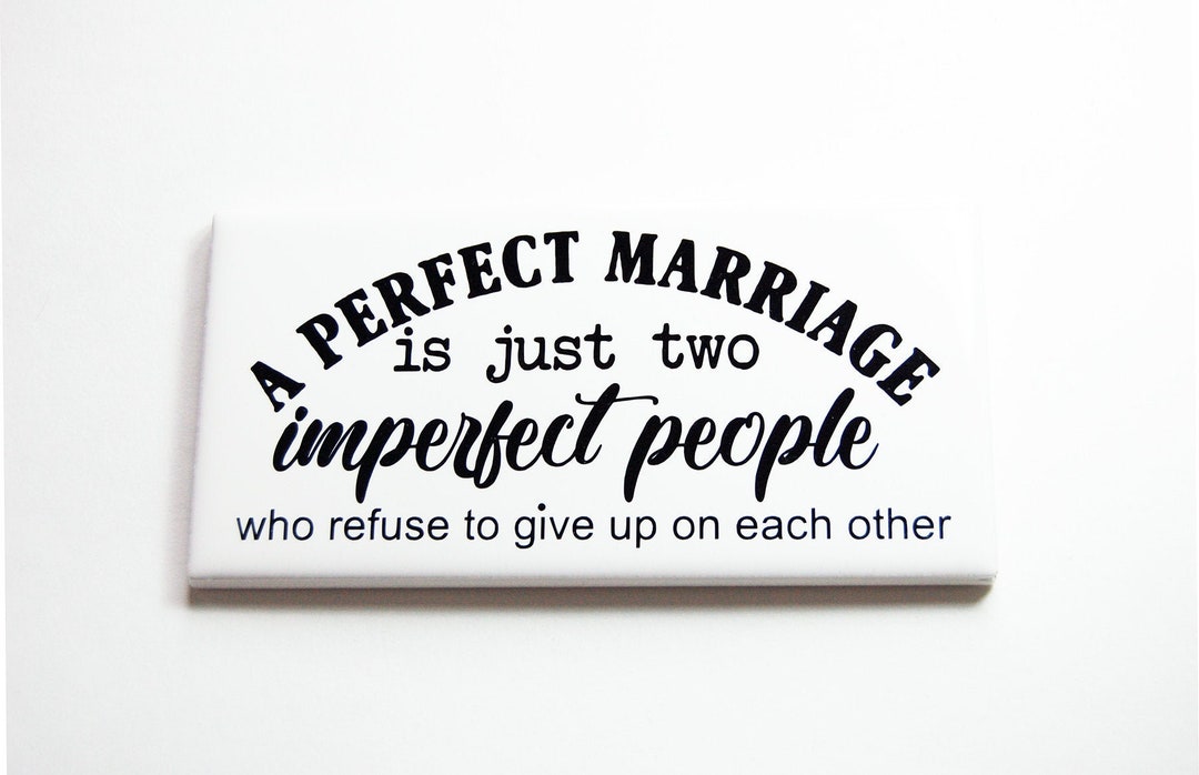 A Perfect Marriage Sign, Wedding Gift, Bridal Shower, Black and White ...