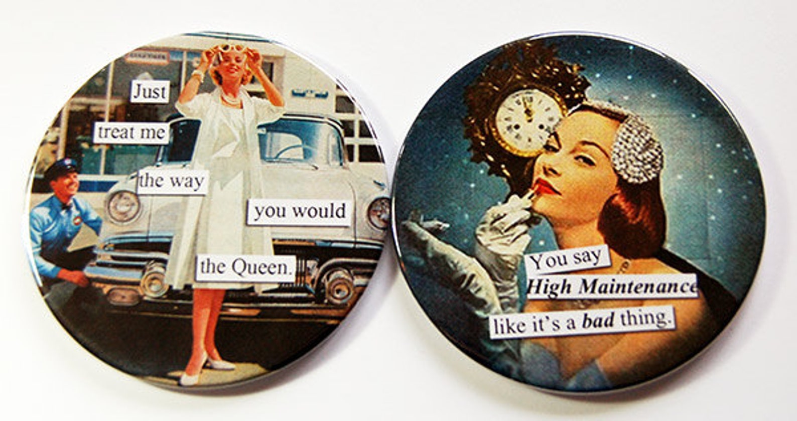 Funny Coasters Coasters Drink Coasters Sassy Women High - Etsy