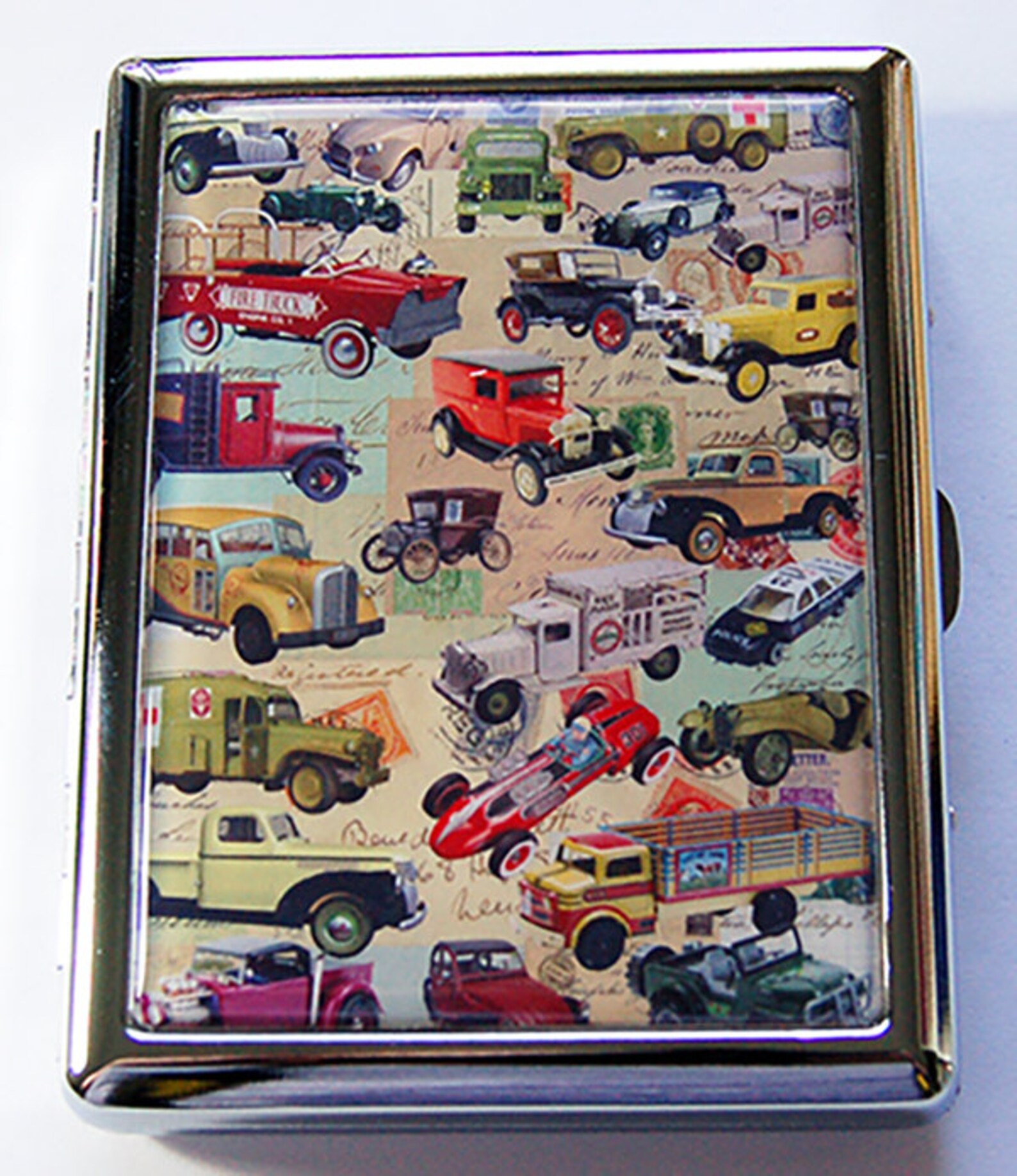 Retro Cigarette Box Cigarette Case Vintage Cars Vintage - Etsy