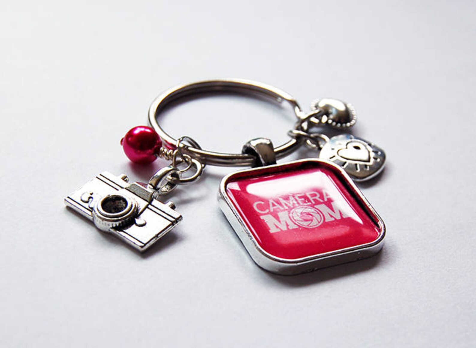 Camera Mom Keychain Keyring Keychain for Mom Stocking - Etsy