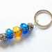 Glass Keychain Keychain for Women Lampwork Beads Glass - Etsy