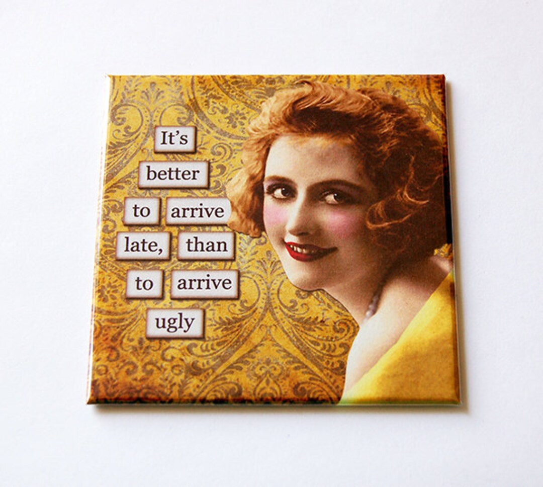 Funny Magnet, Humor, Humorous Magnet, Fridge Magnet, Retro, Kitchen ...