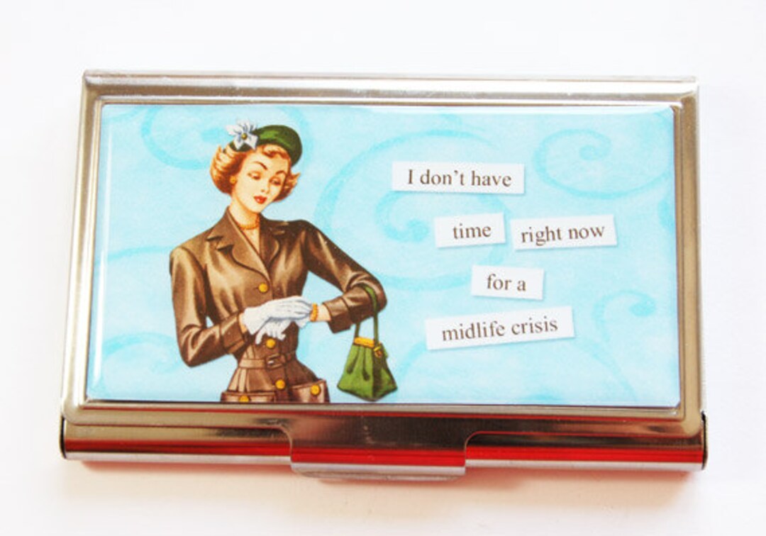 Business Card Case, Funny Card Case, Humor, Funny Business Card Case ...