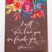 I Will Never Leave You nor Forsake You Magnet, ACEO, Fridge Magnet ...