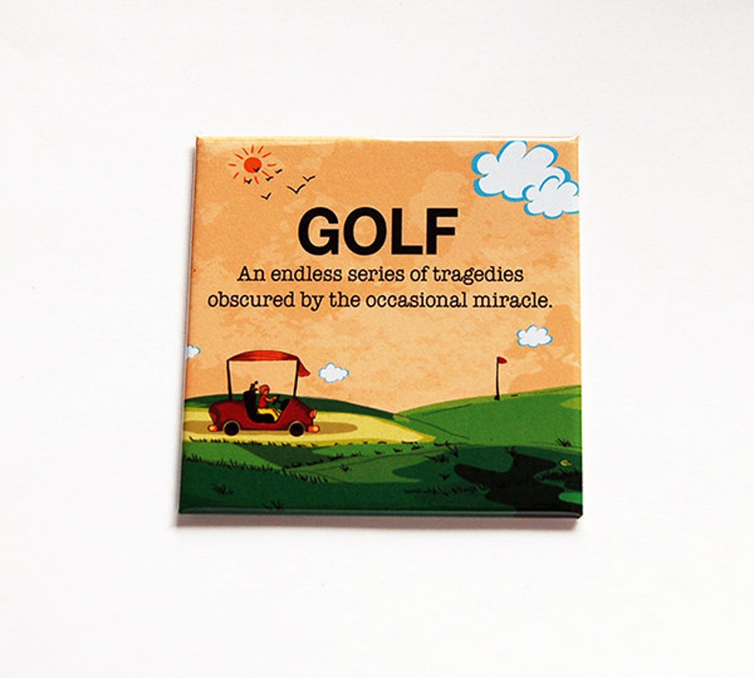 Golf Magnet, Golf Humor, Fridge Magnet, Kitchen Magnet, Magnet ...