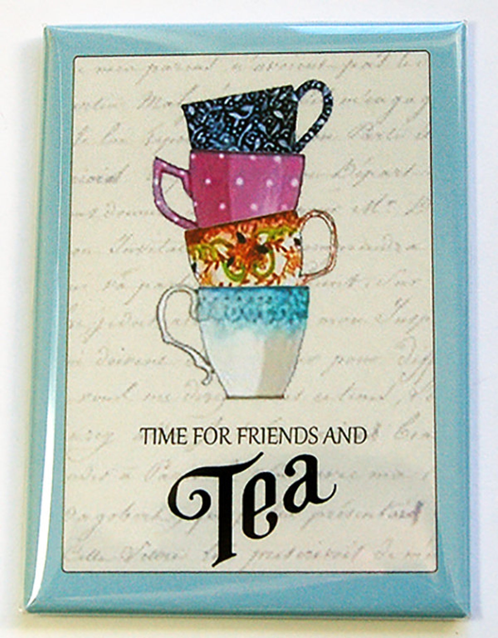 Tea Cup Magnet Kitchen Magnet Tea Magnet ACEO Magnet - Etsy