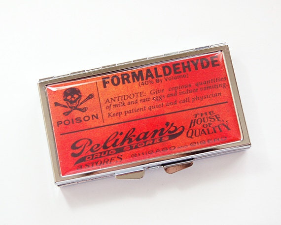 Orange Pill Case 7 Day Formaldehyde Pill Box for Purse Funny - Etsy