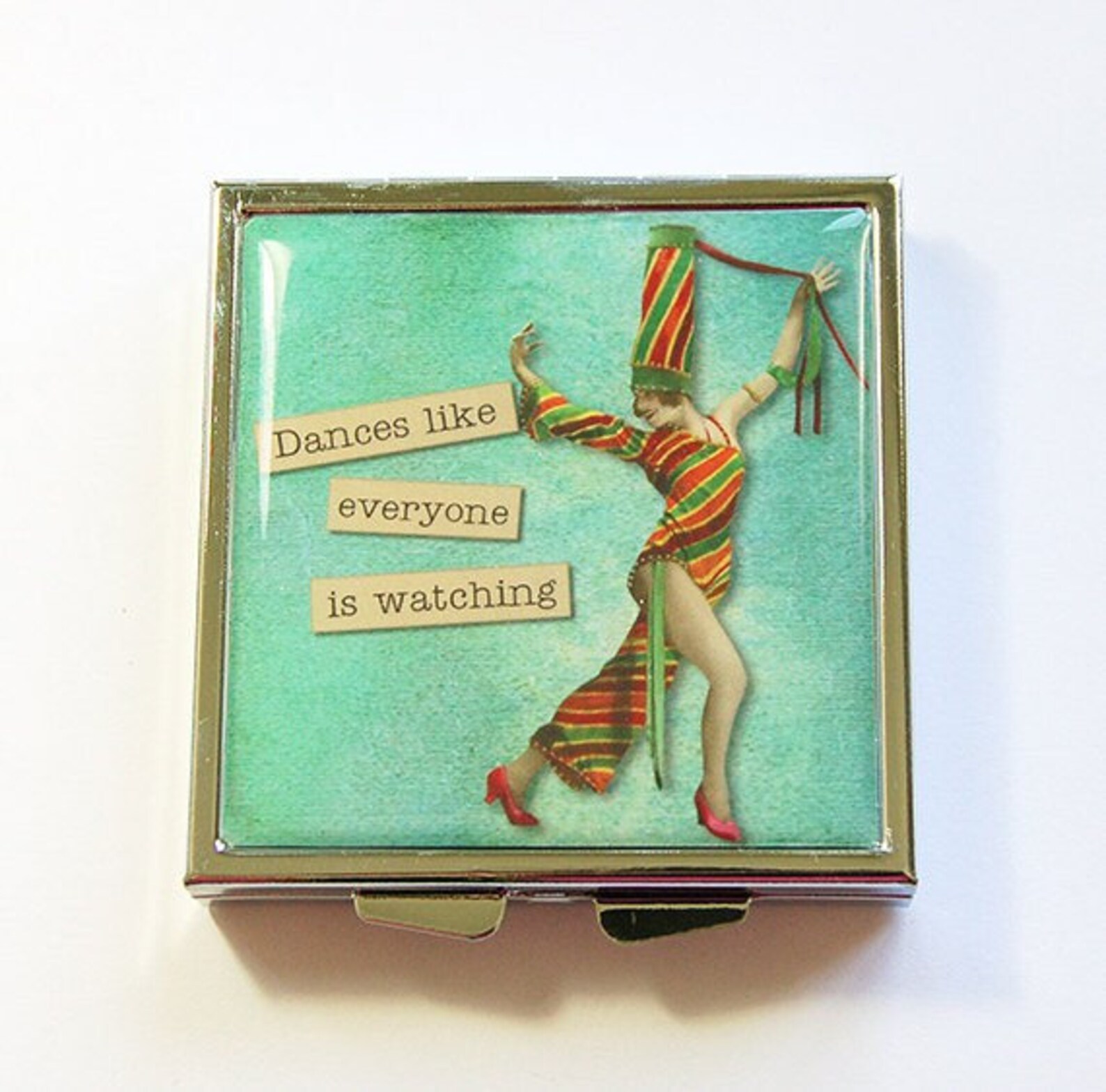 Pill Case, Pill Box, Funny Pill Box, Funny Pill Case, 4 Sections ...
