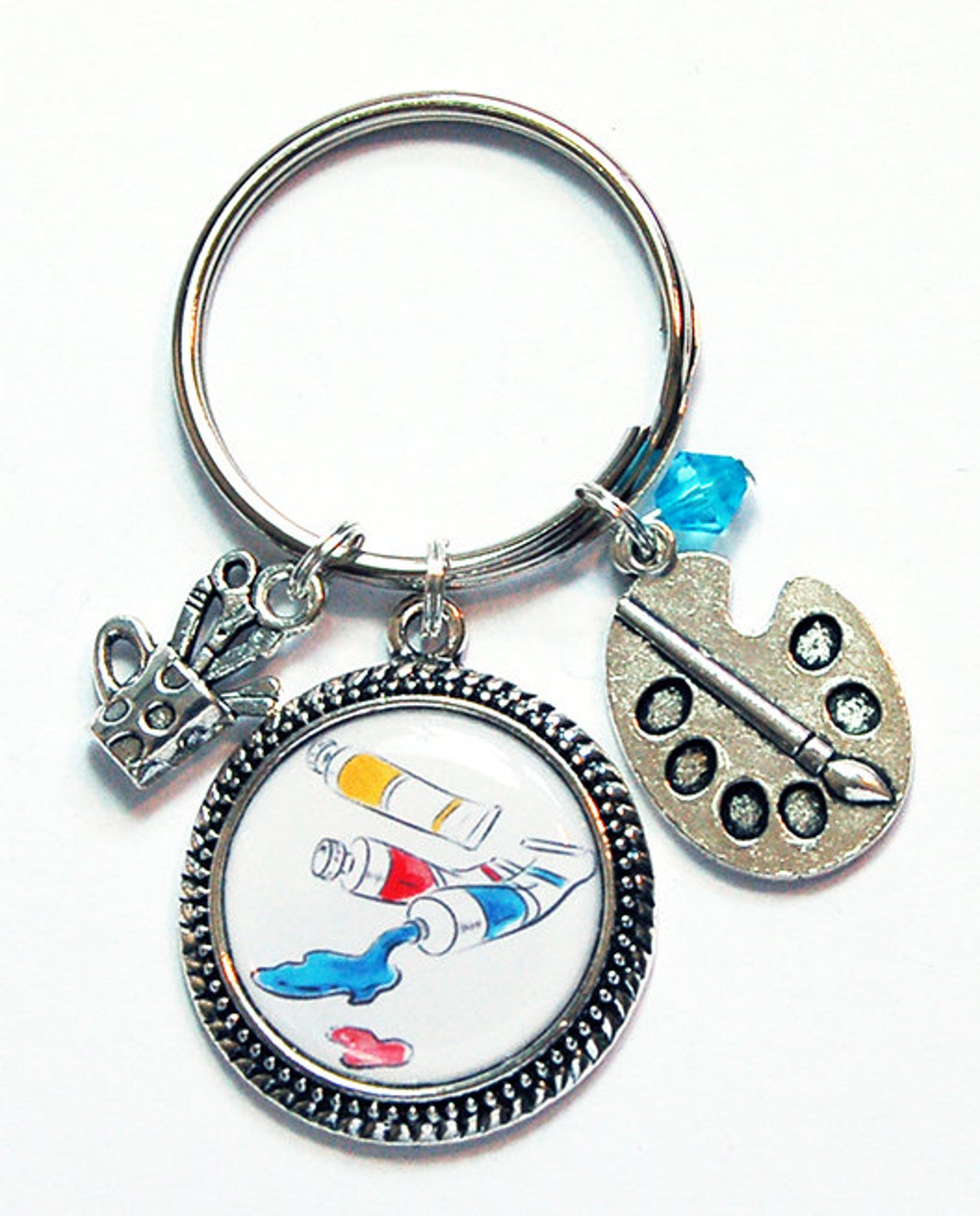 Artist Painter Keychain Keyring With Charms Keyring for - Etsy