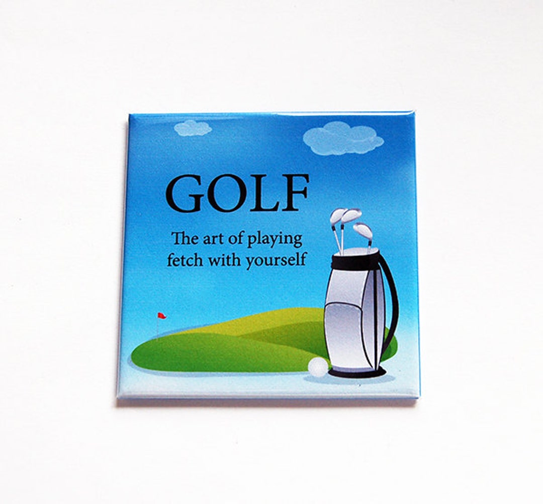 Golf Magnet, Fridge Magnet, Kitchen Magnet, Magnet, Stocking Stuffer ...