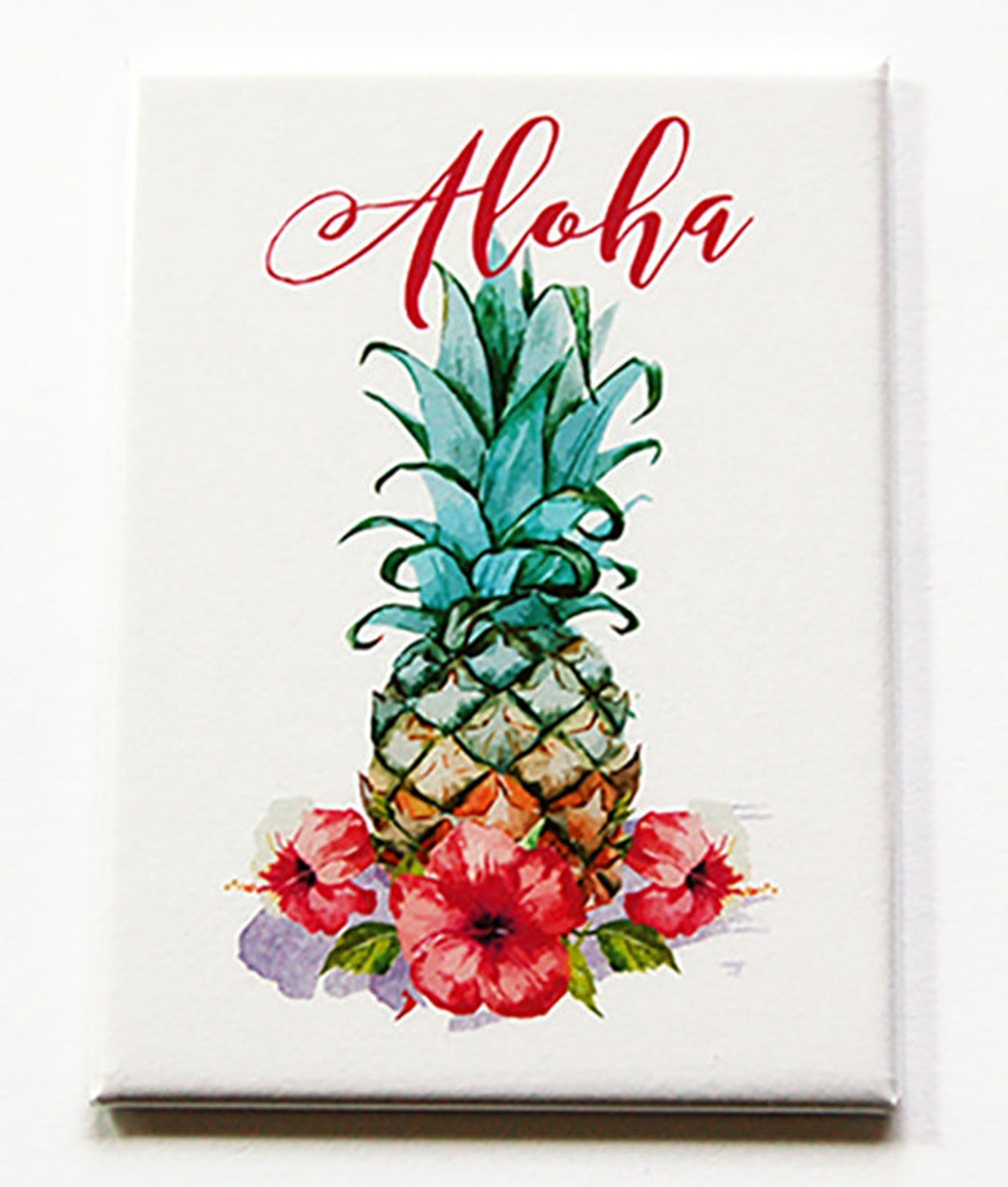 Aloha Magnet Pineapple Magnet Hawaii Magnet ACEO Fridge - Etsy Canada