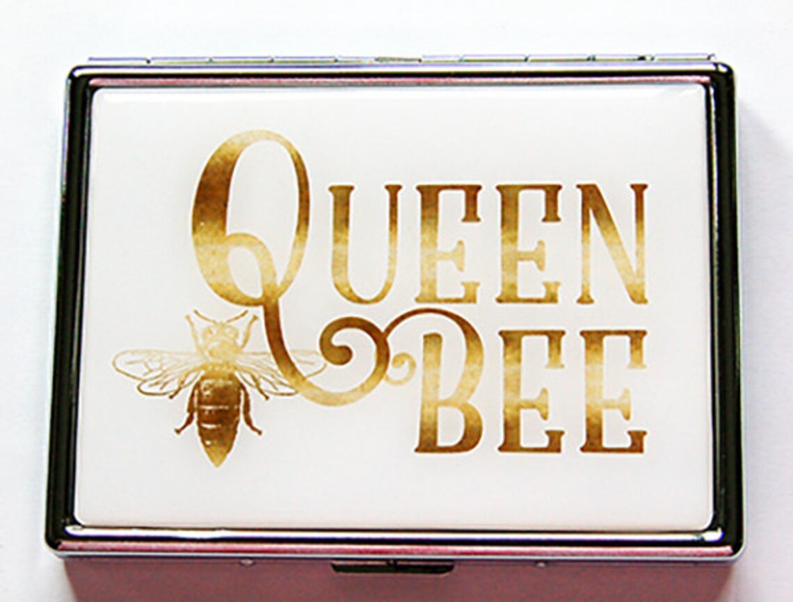 Queen Bee Cigarette Case Slim Cigarette Case Metal Wallet | Etsy