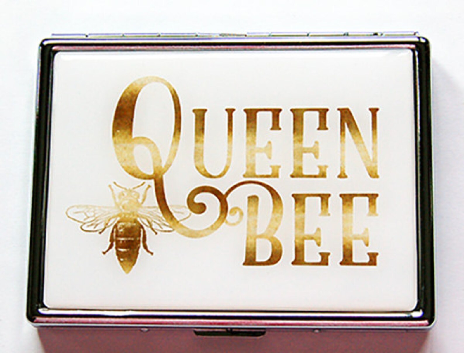 Queen Bee Cigarette Case Slim Cigarette Case Metal Wallet - Etsy