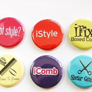 Hairdresser Magnets, Button Magnet, Kitchen Magnet, Stylist, Gift for ...