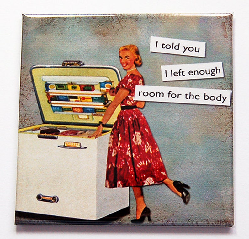 Funny Magnet Retro Design Humor Fridge magnet Kitchen | Etsy