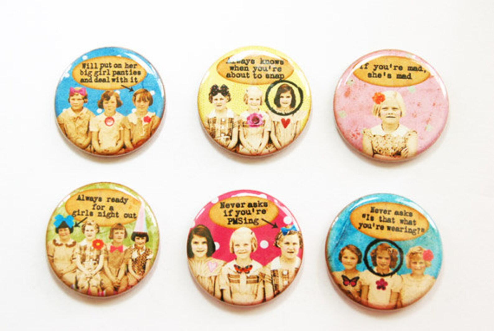 Funny Magnets Friend Magnets Magnets Button Magnets Locker | Etsy