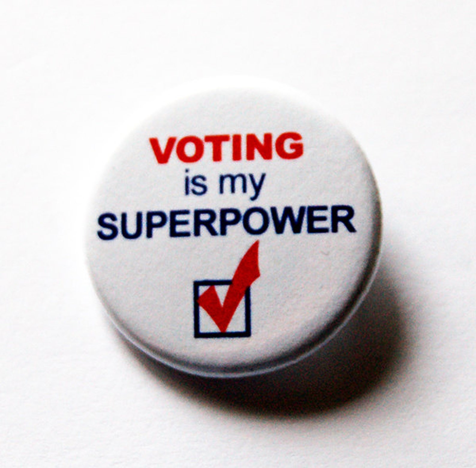 Voting is My Superpower 2020 Election Pin Red White Blue - Etsy