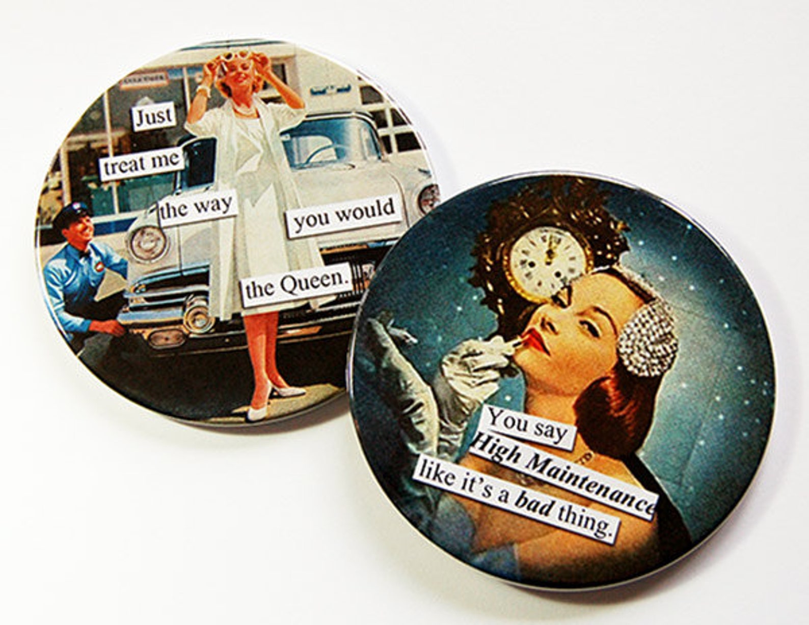 Funny Coasters Coasters Drink Coasters Sassy Women High | Etsy