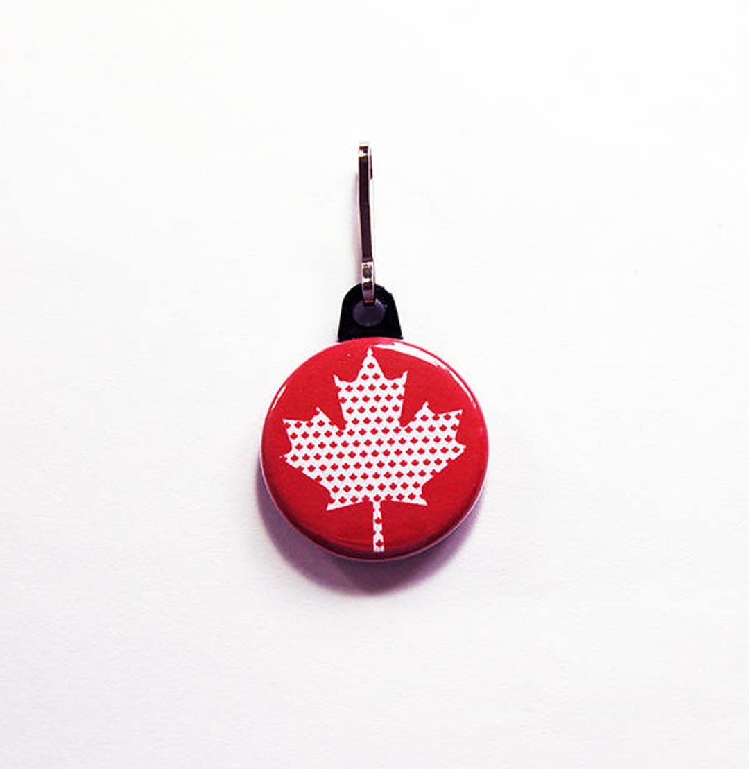 Maple Leaf Zipper Pull Canada Zipper Pull Canada Day Canada - Etsy