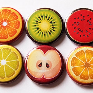 Fruit Magnets, Button Magnets, Fridge Magnet, Food Magnets, Orange ...