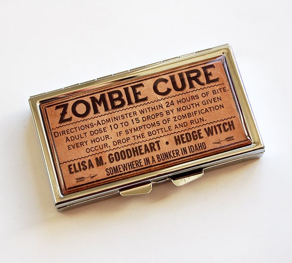 Zombie Cure Pill Case 7 Sections Pill Container 7 Day Pill - Etsy