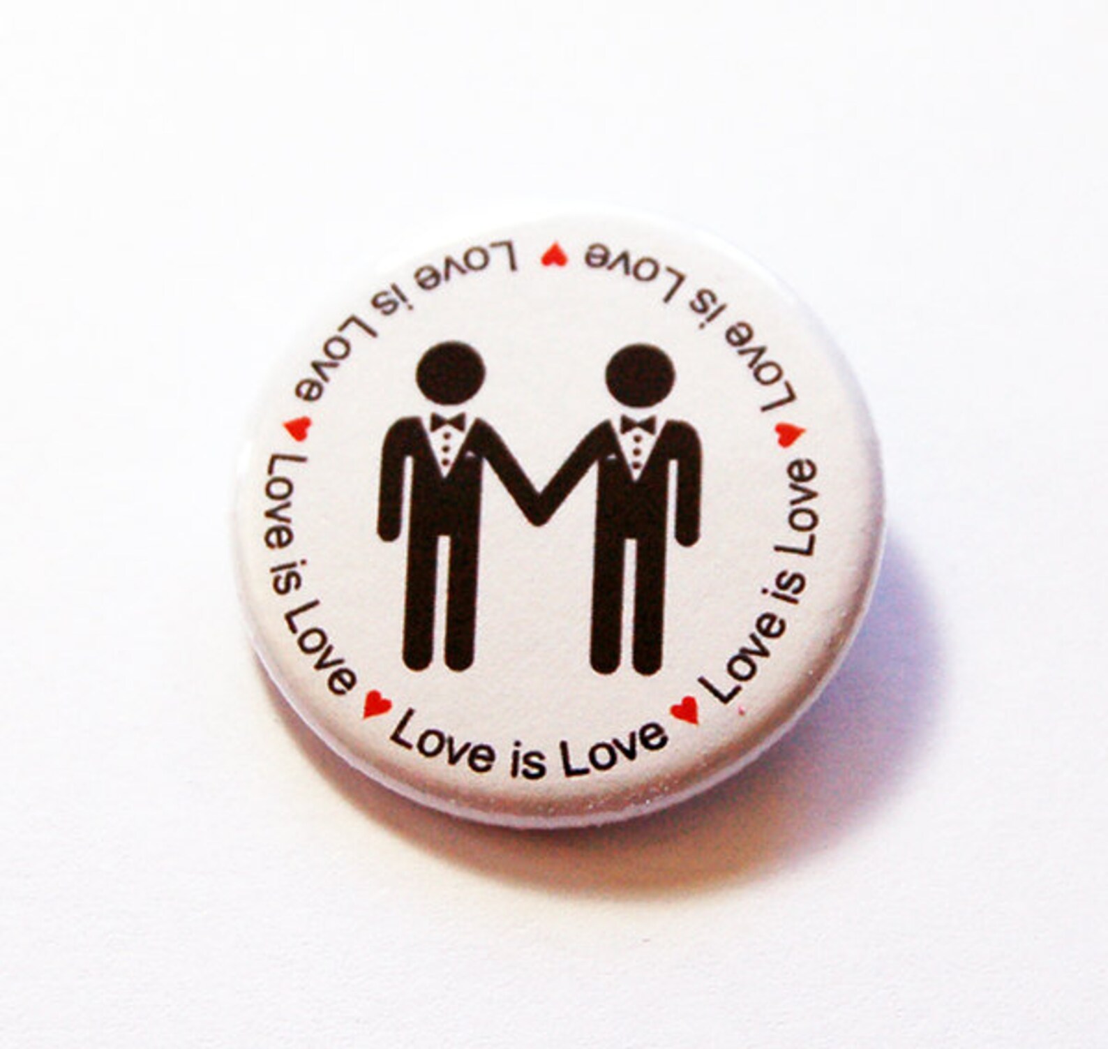 Love is Love Button Gay Pride LGBT Pin Lapel Pin Pinback - Etsy