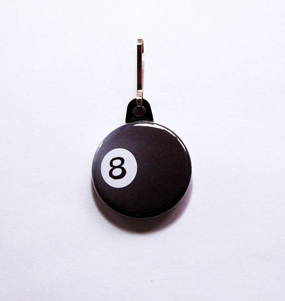 Eight Ball Zipper Pull Billiards Pool Player Backpack | Etsy