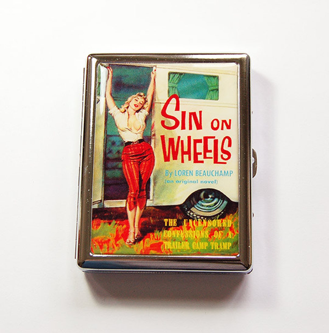 Metal Cigarette Case, Slim Cigarette Case, Cigarette Box, Gift for Him ...