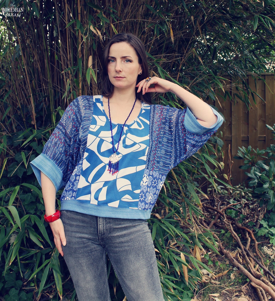 Upcycled Top, Upcycled Clothing for Women, Upcycled Top, Reworked Top ...