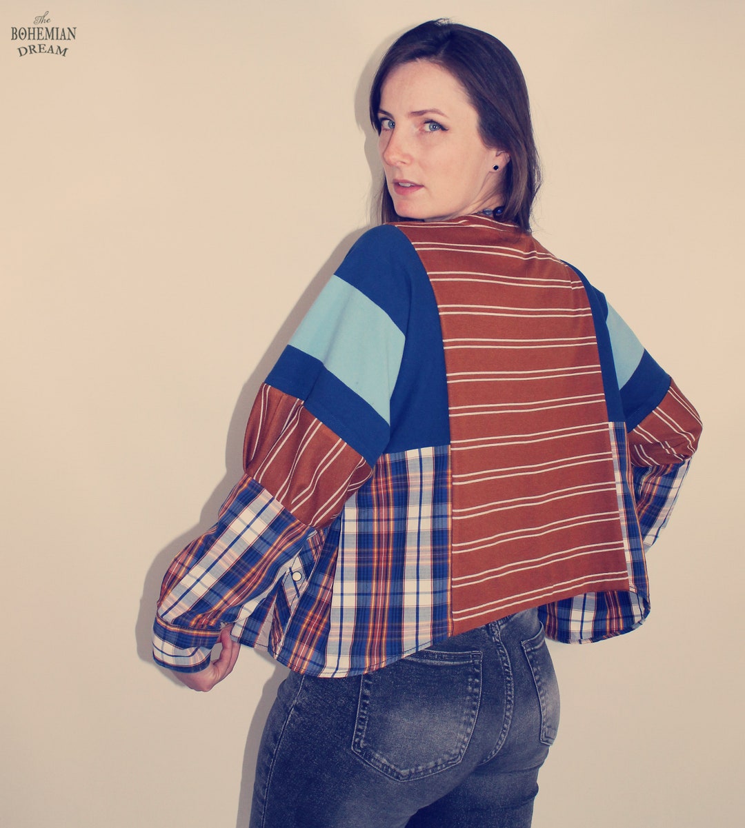 Upcycled Top, Upcycled Clothing for Women, Upcycled Sweater, Reworked ...