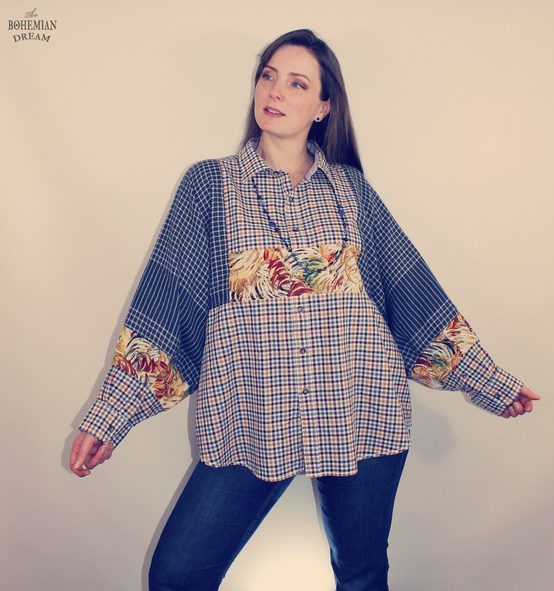 Upcycled Blouse, Upcycled Clothing for Women, Reworked Vintage - Etsy