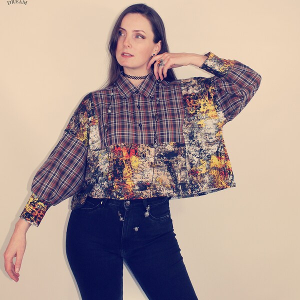 Upcycled Blouse - Etsy