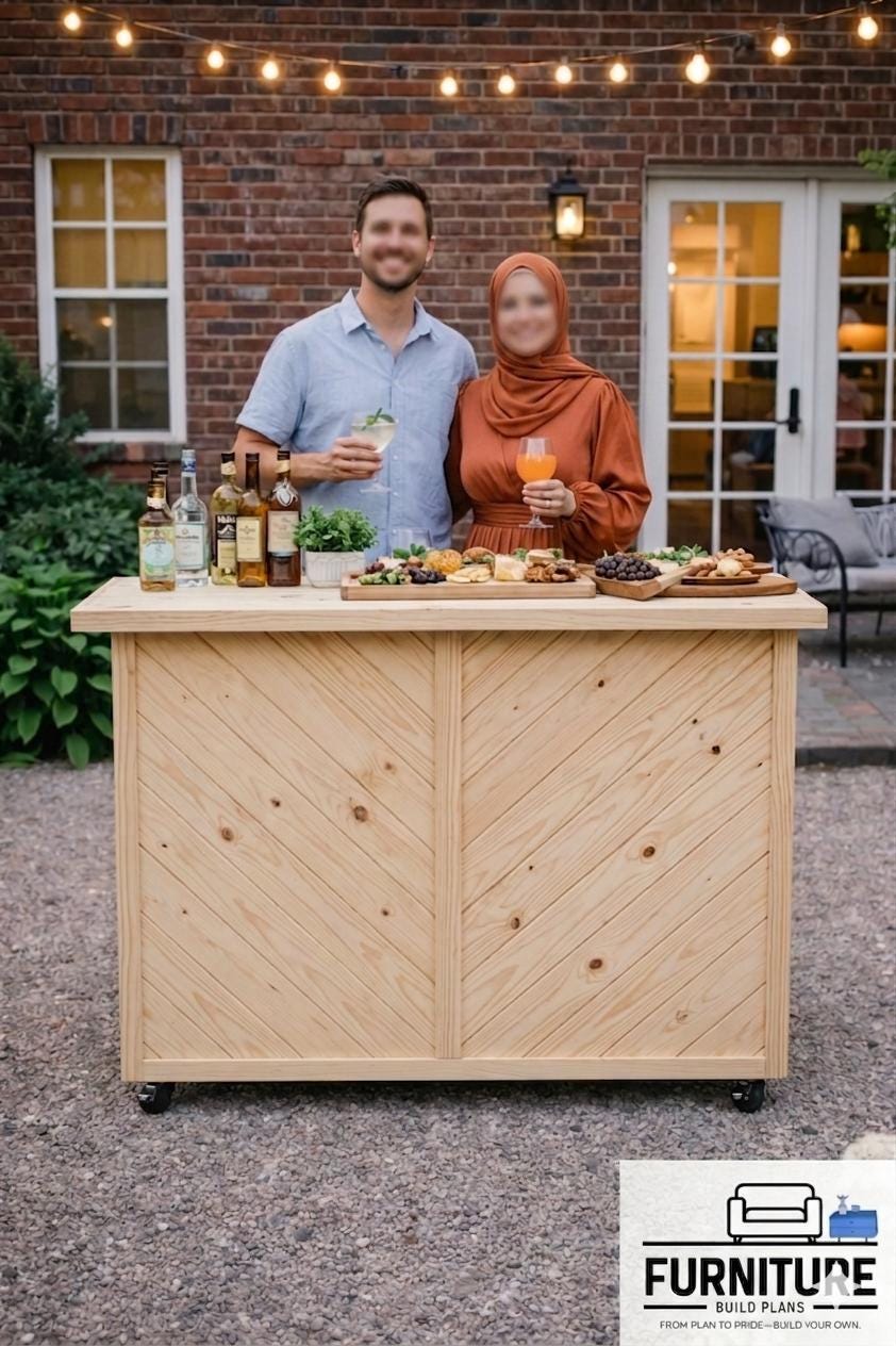 Folding Coffee Bar Plans | DIY Mobile Event Bar PDF | Portable Espresso ...
