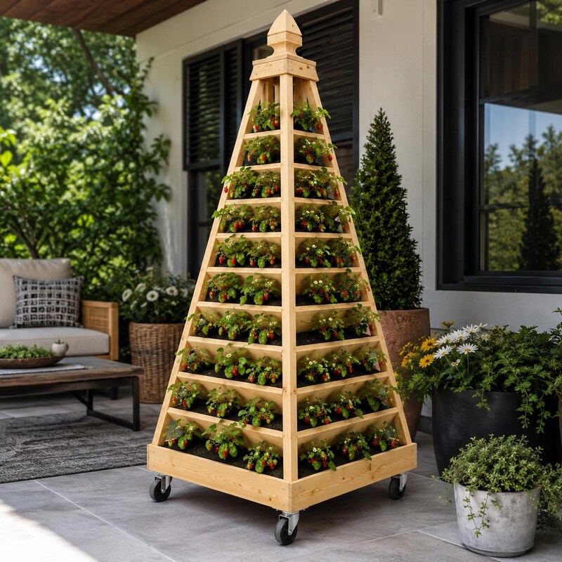 Pyramid Planter - Etsy