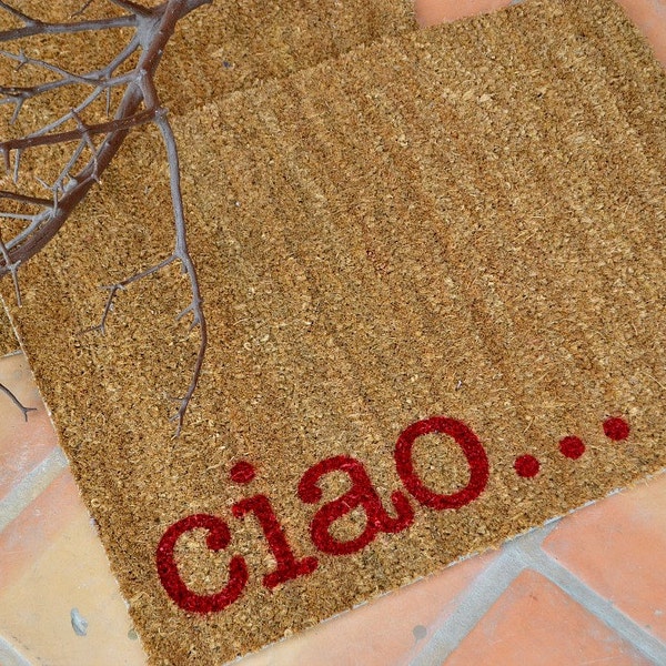 Ciao Doormat - Etsy