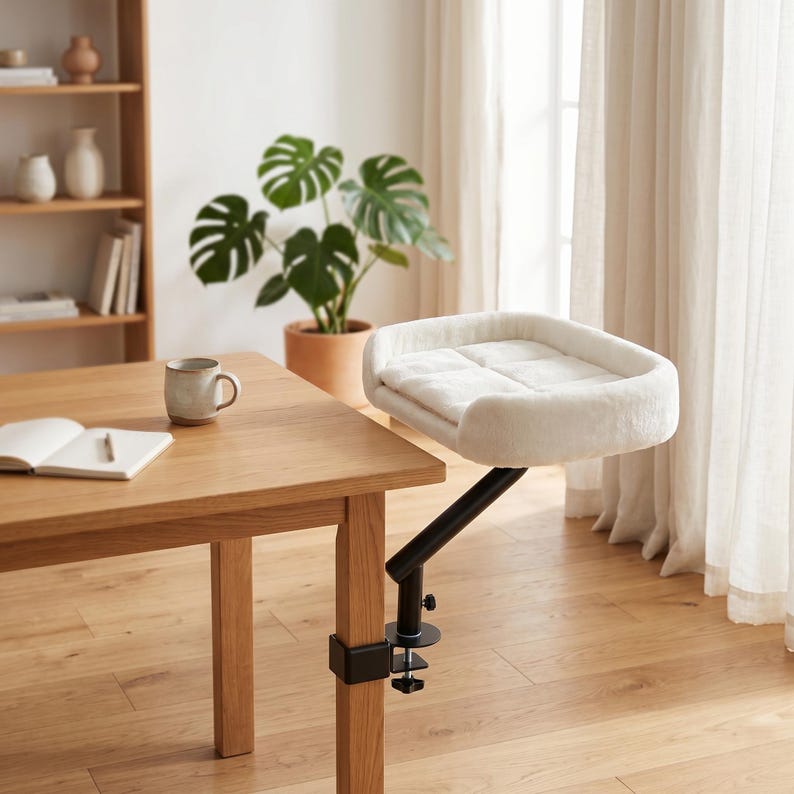 Floating Desk Cocoon, Eco-friendly Cat Furniture Decor, Durable Nap for ...