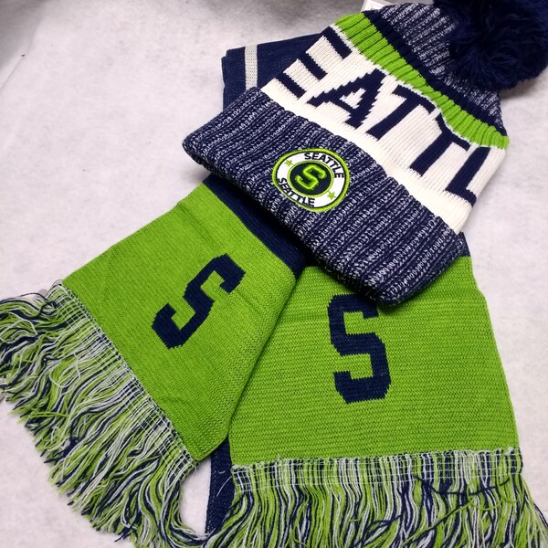 Seahawks Scarf - Etsy