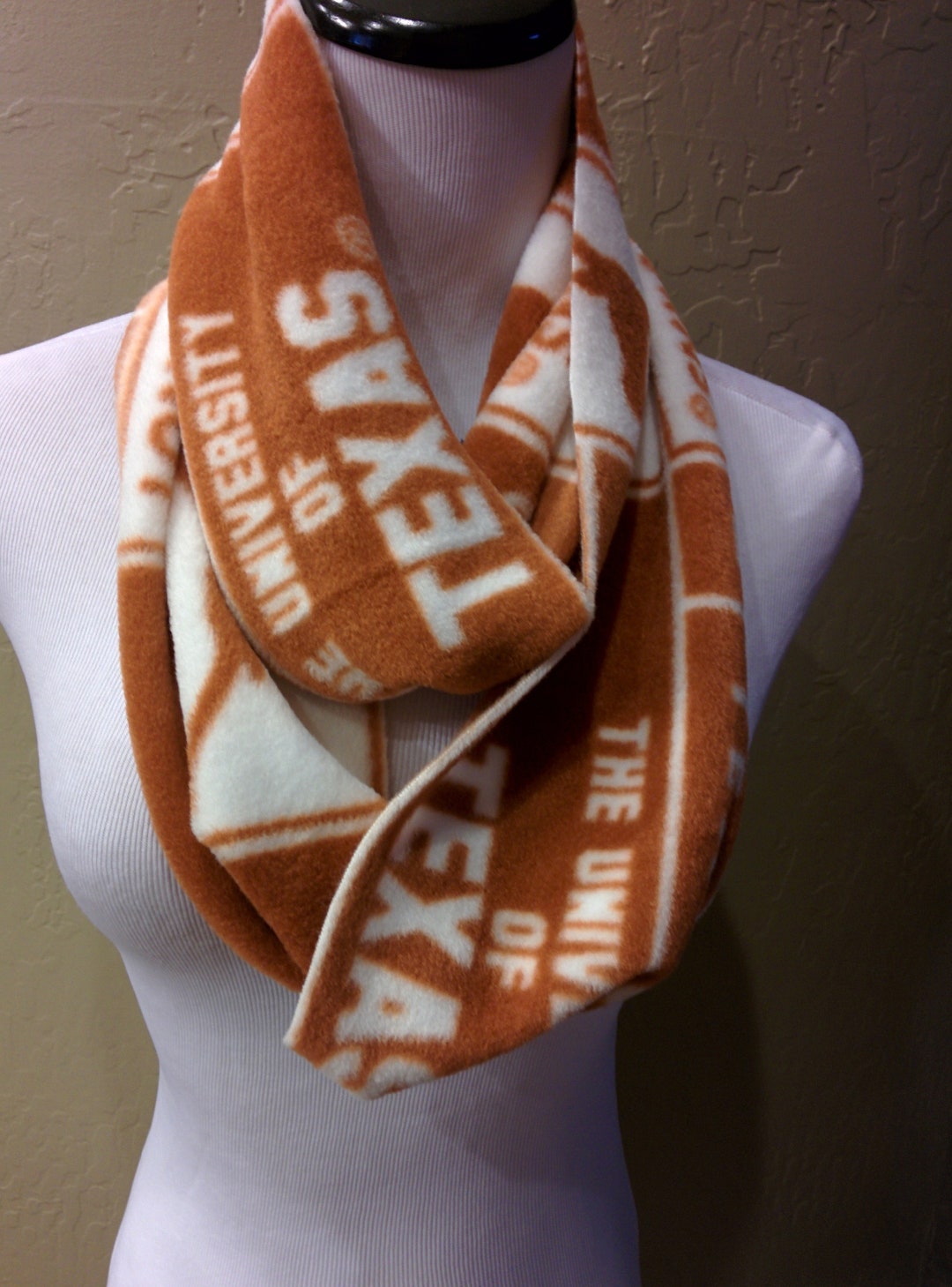 Texas Longhorns Kids Team Color Handcrafted Infinity Style "rally ...