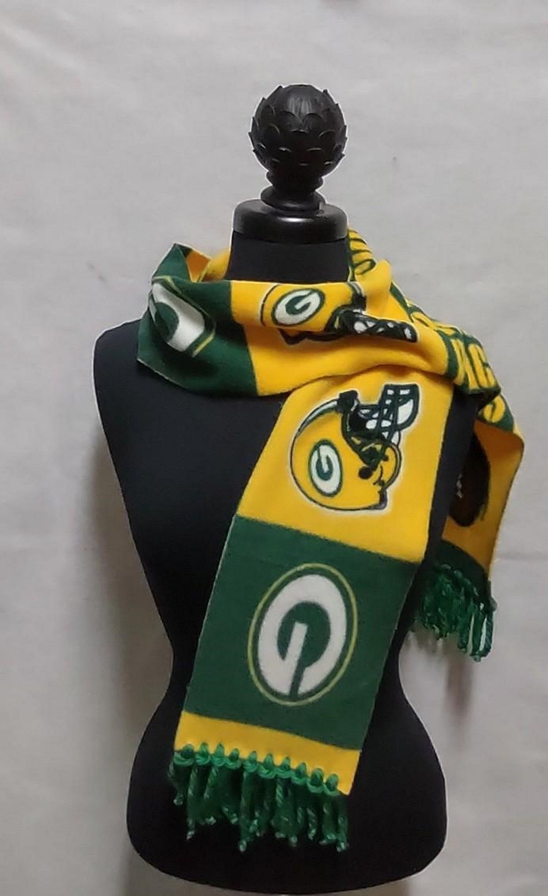 Green Bay Packers Kids Team Color Handcrafted 6" Wide Fringed Style ...