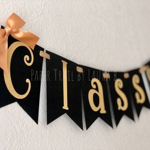 Class of 2025 Graduation Banner in Black and Gold. 2025 Graduate ...