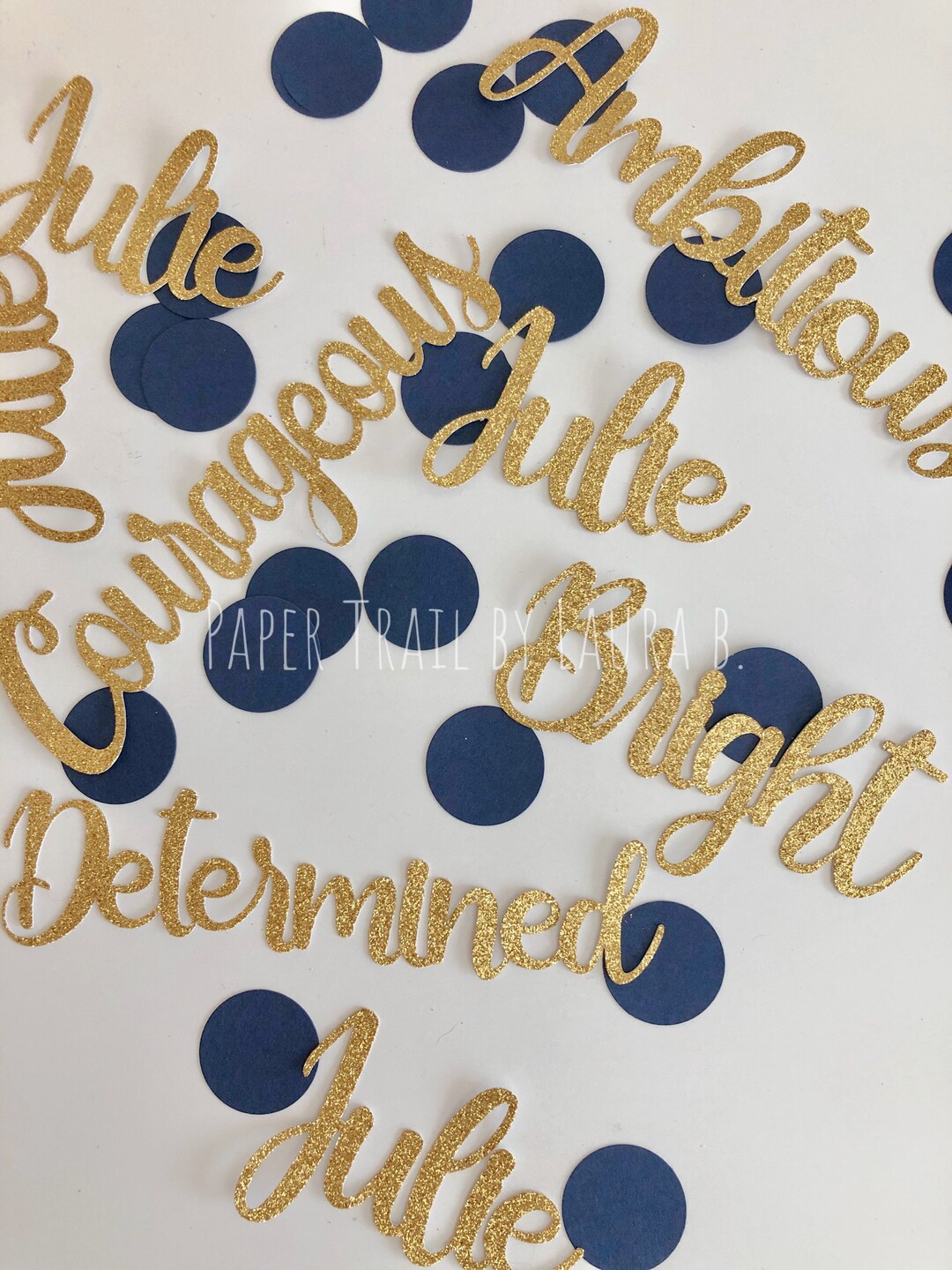 Class of 2025 Encouraging Words Confetti. Graduation Party Decorations ...