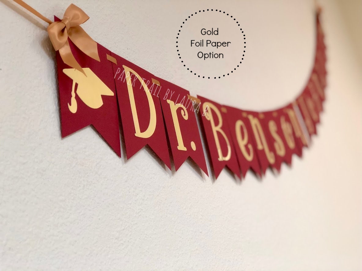 Congratulations Future Doctor Custom Name Banner. Class of | Etsy