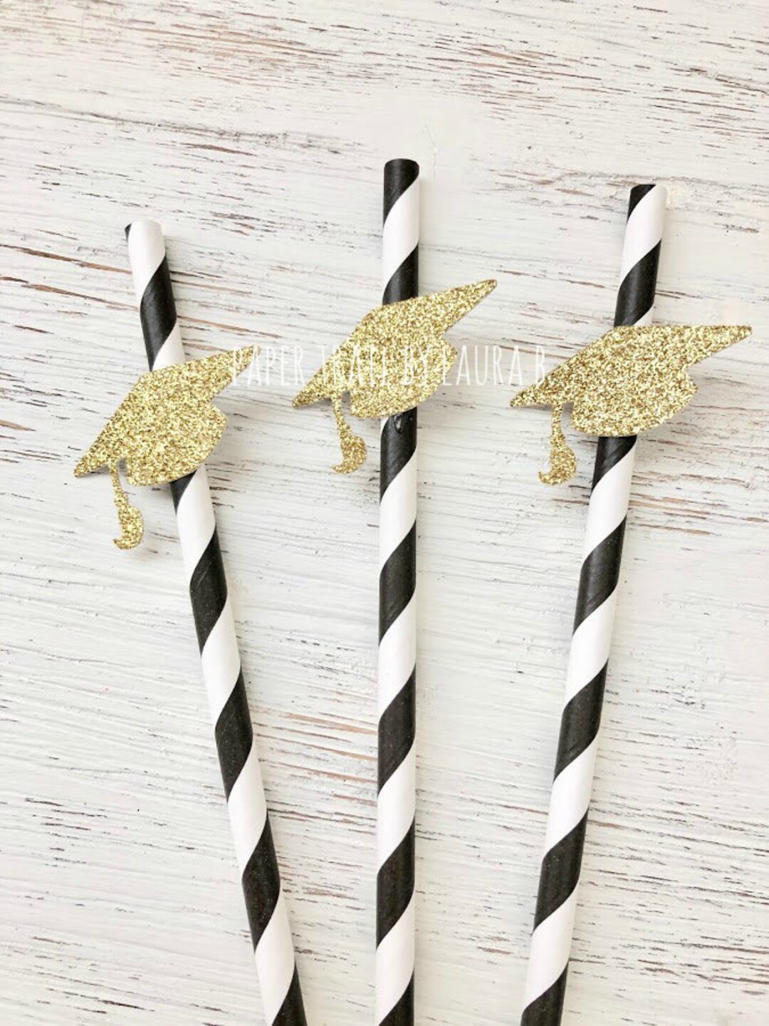 Graduation Cap Party Straws, Class of 2023, Grad Party, 2023 Straws ...