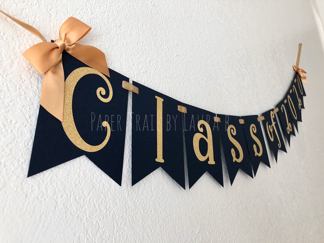 Class of 2025 Graduation Banner in Black and Gold. 2025 Graduate ...
