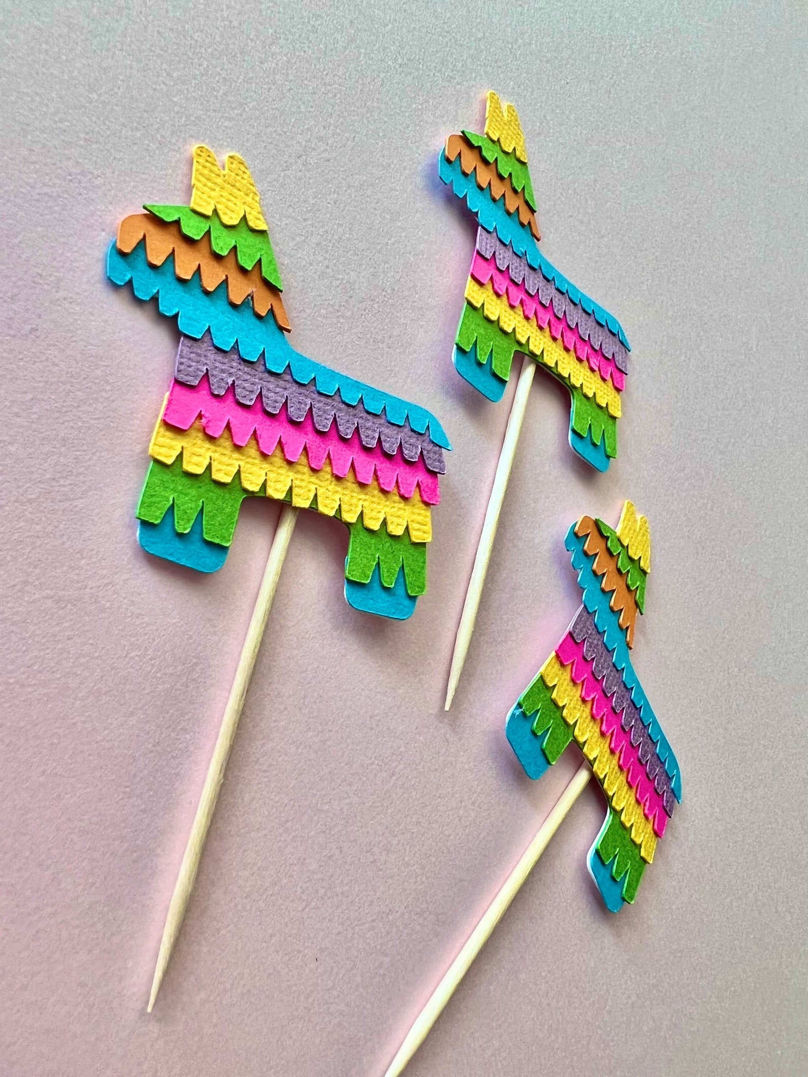Fiesta Cupcake Toppers Party Decorations 1st Birthday Cinco - Etsy