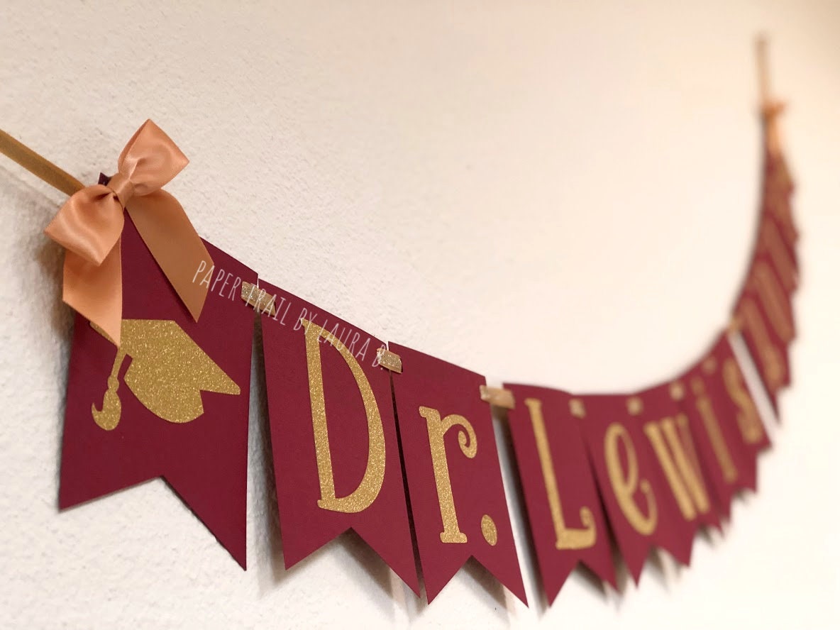 Congratulations Future Doctor Custom Name Banner. Class of | Etsy
