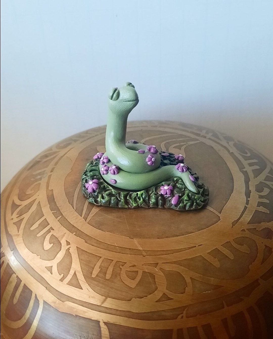Snake Decor Snake Art Meditating Animals Fairy Garden - Etsy