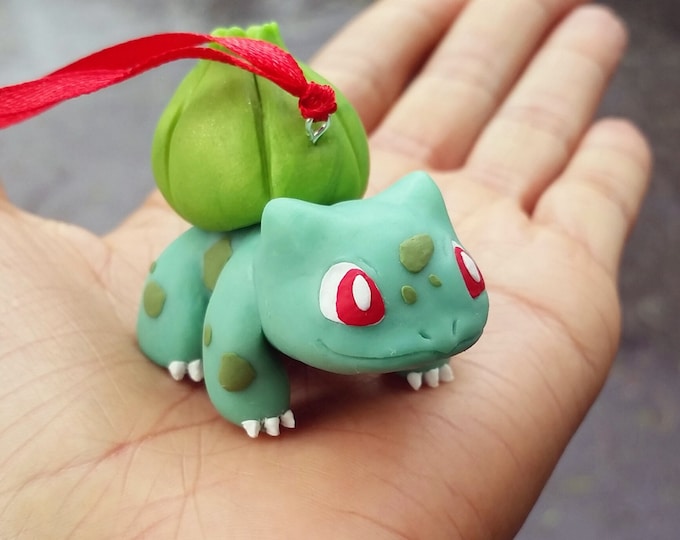 Polymer Clay Bulbasaur Figurine, Bulbasaur Sculpture, Pokemon - Etsy