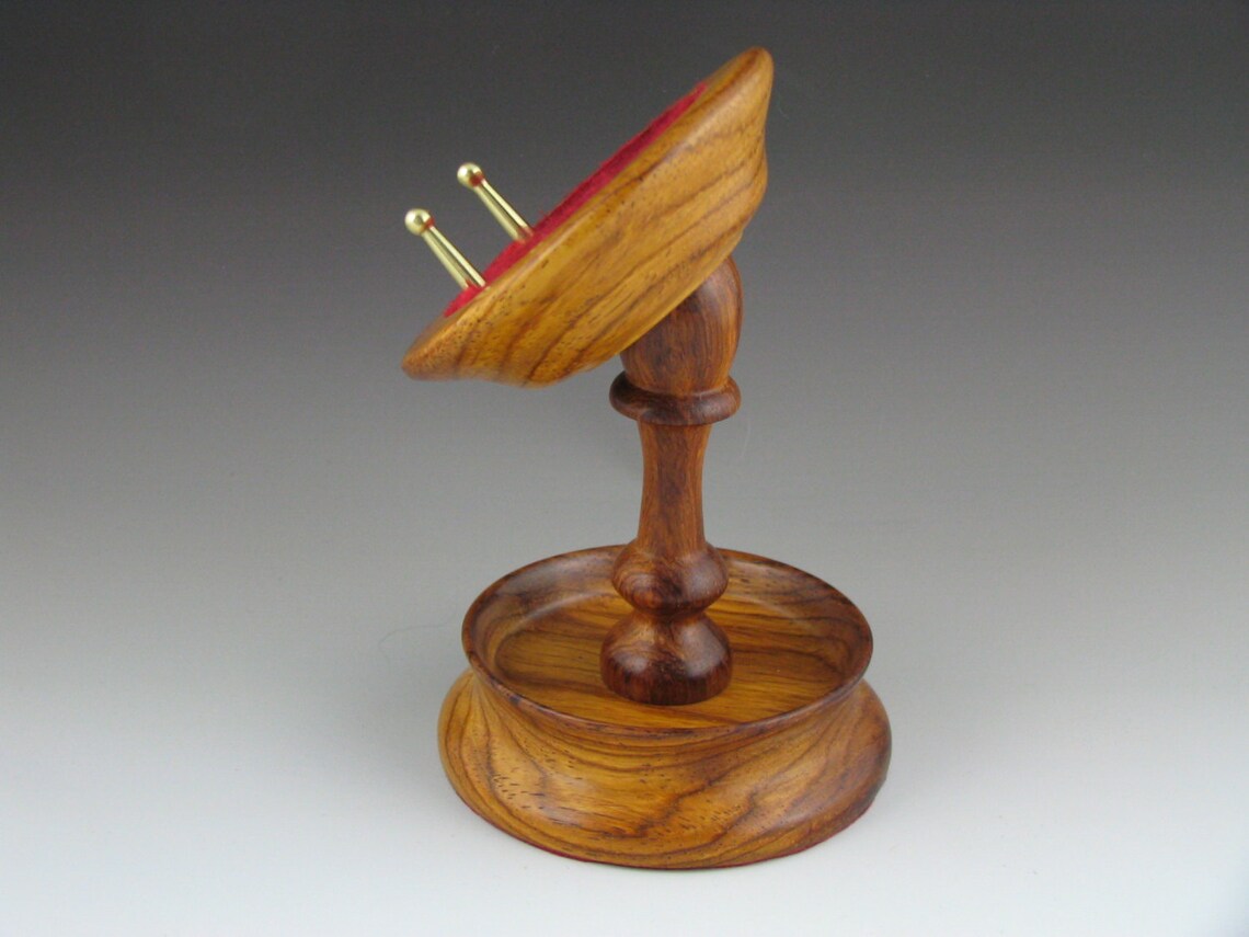 Pocket Watch Stand, Rosewood With Dark Red Velvet Cushion - Etsy